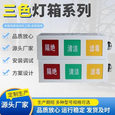 人防三色信号灯控制箱民防工程专用呼叫按钮通风设备三防信号灯箱