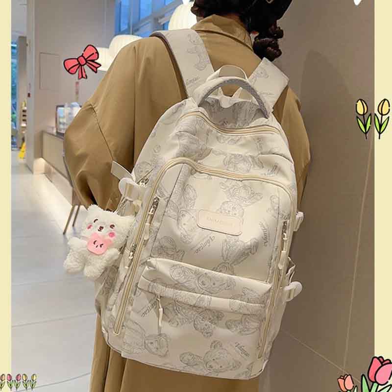 大学生高颜值双肩包轻便大容量旅行背包2025新款超火书包初中女生