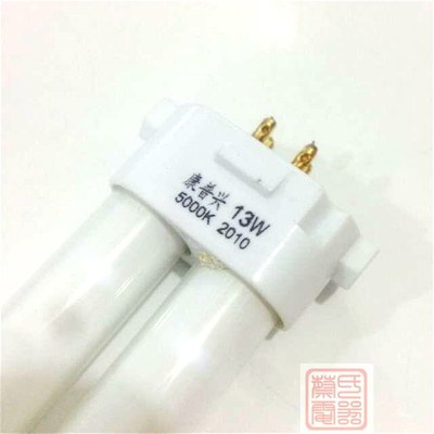 康普兴护眼灯管4针18w长条13W27W学生学习用三基色台灯灯管方四针