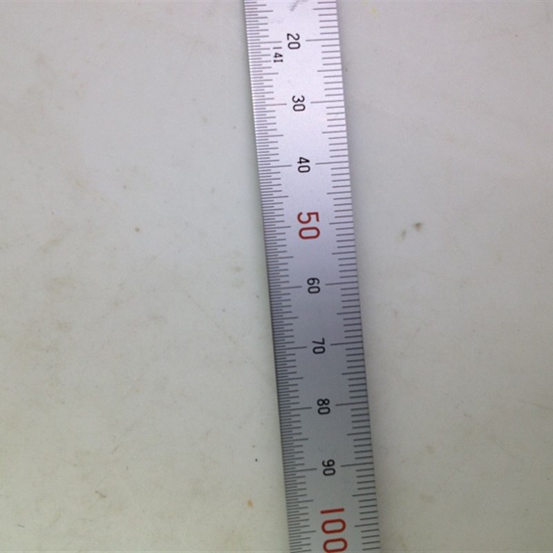 正品日本亲和企鹅测定钢直尺 细宽不锈钢小直尺 长度15cm宽度15mm