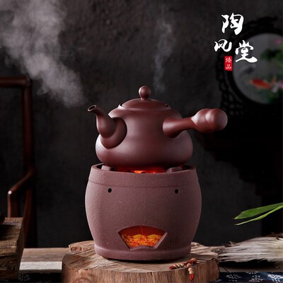 烧炭炉红泥炉家用木炭火锅炉温茶小火炉功夫茶烧水碳炉煮茶器茶炉