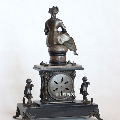 仿古钟表 古典座钟 机械钟 工艺钟表 欧式发条钟表 铜铸理石钟