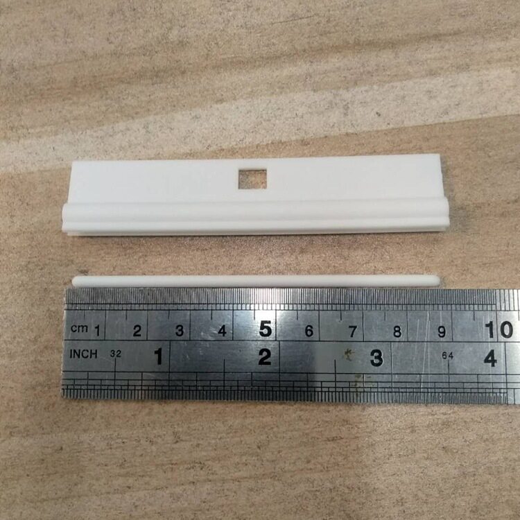 PVC免缝布夹89MM127MM 垂直帘POM布夹片 竖百叶帘挂片免加工配件