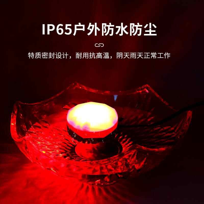 SF-905LED声光一体报警器旋转警示爆闪灯机床闪烁灯信号灯12v24v