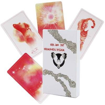 The Owl And Magpie Lenormand 猫头鹰和喜鹊雷诺曼 36张卡牌桌游