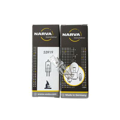 德国利华NARVA55919HLL12V20WG4扁平灯丝米泡