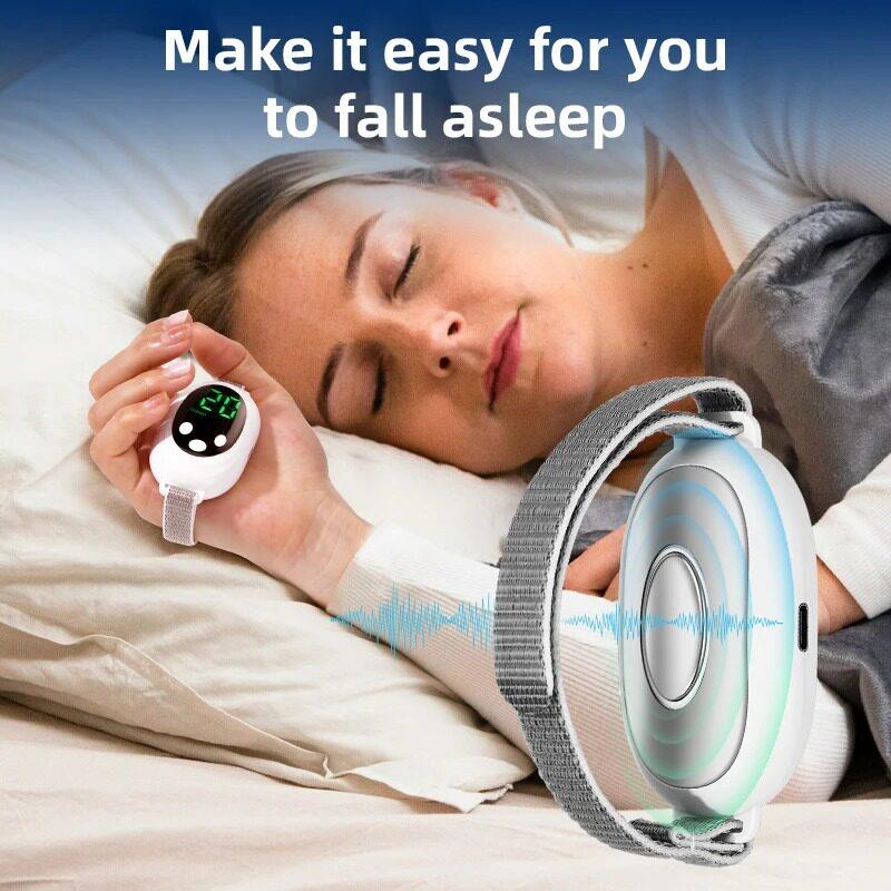 跨境新款电流爆款辅助仪器智能助眠仪睡眠安神助眠器手握睡眠仪