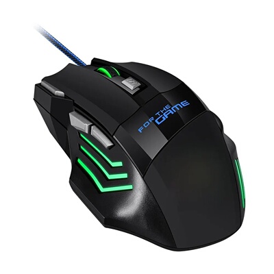 1 PC New Hyperspeed USB Gaming Mouse RGB Backlit Ergonomic