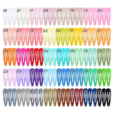 10Pcs Solid Colors BB Hairclips Girls Y2K Cute Small Barret