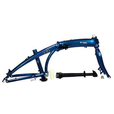 KOSDA适配406451轮组铝合金折叠自行车脚车前叉改装升级配件