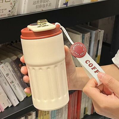 nf高颜b值办公室精致随行水杯新款316不锈钢智能温显咖啡保温杯