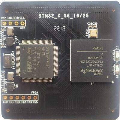 STM32+FPGA+DDR3核心板  STM32F407 XC6SLX16 XC6SLX25 XC6SLX45