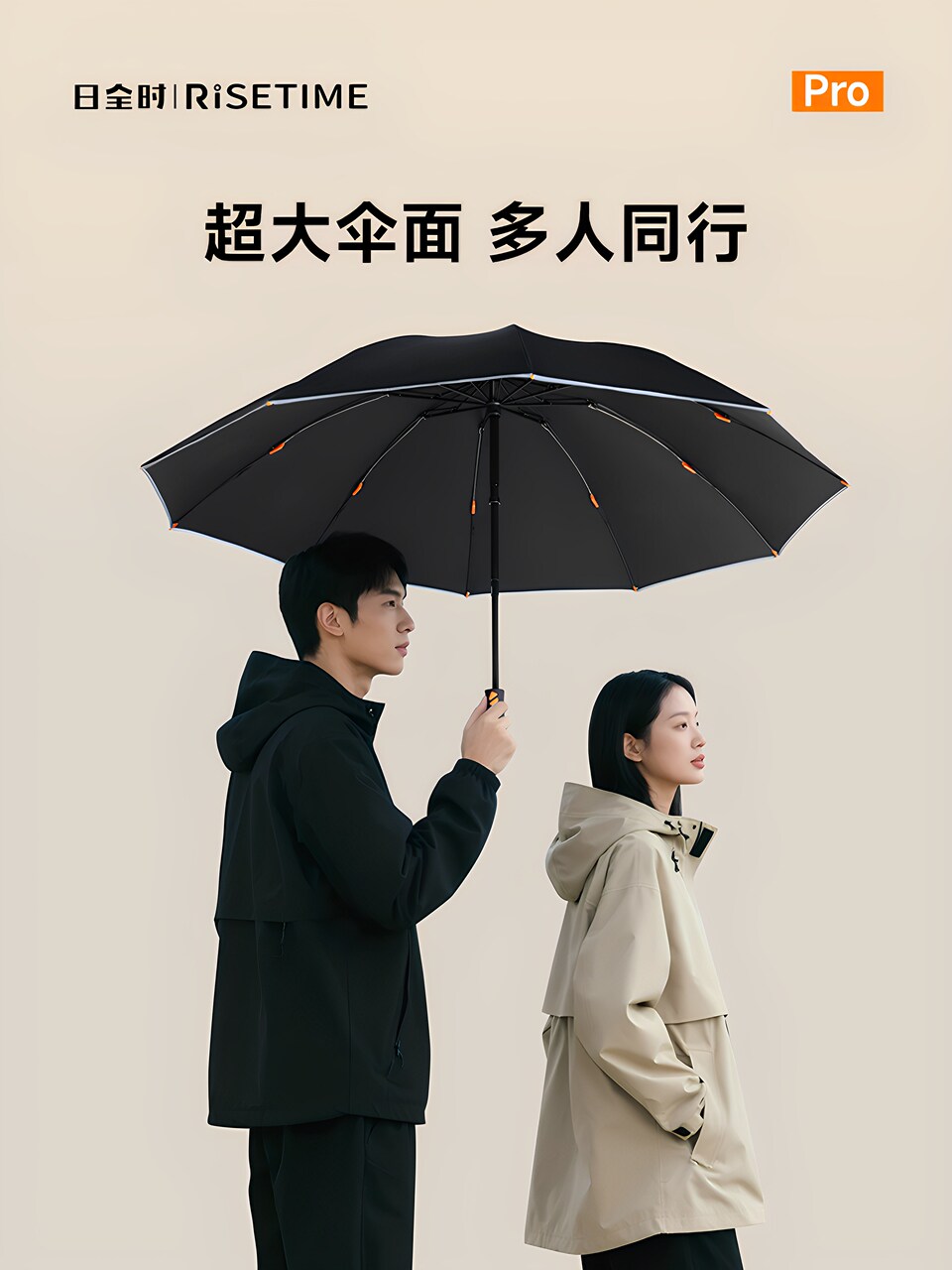 日全时智能电动雨伞全自动众筹款加大加固车载折叠防晒男女晴雨伞