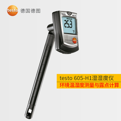 德图testo605H1管道式温湿度仪高精度露点温度含增票包邮