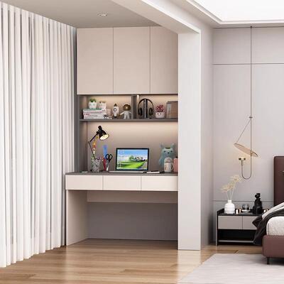 实木阳台书桌书桌柜书架一单体合学习现代ZCS简约人学生家用电组