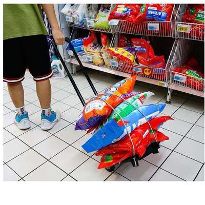 耐用取902快递小车折叠家用拉便携拉搬运行重李拉杆车物搬货运手