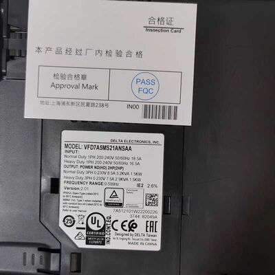 台达变频器MS300 /VFD4A2MS43ANSAA/NSHAA17/13AMS/0.75/2.2/3.7