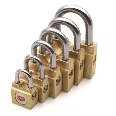 永固铜锁15/20/25/30/35/40抽屉锁 学生柜子锁 拉杆行李箱小挂锁