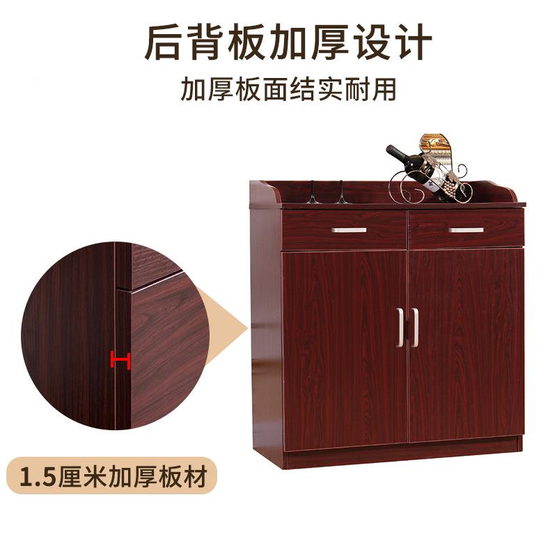 式简经约餐边物柜子靠墙济1.2米红型酒店饭店备餐柜中现代宾馆储