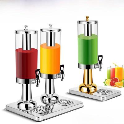 酒店不锈钢果汁鼎西餐单头双头商用果汁桶饮料机自助冷饮机特价