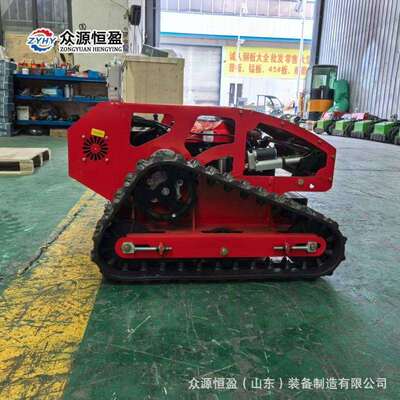 自动遥控割草机开履带式源汽油除草剪652草四驱果园园众林荒碎草