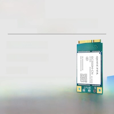 移远物联网4G全网通CAT1通信模块EC200M标准MINIPCIE封装模组