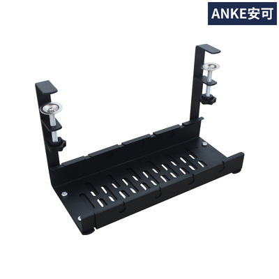 极速桌下理线架桌底免打孔置物架插线板电线收纳T槽桌夹理线器集