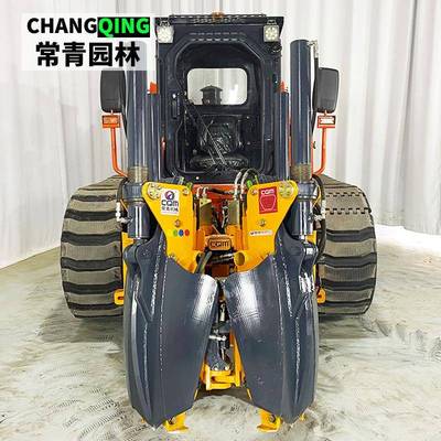 可定带土球钩机挖树移机履制带树FUL瓣式栽树机机自动液压挪树机