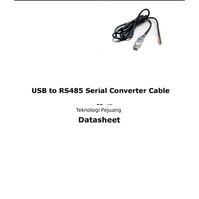 USB-RS485-WE-1800-BT原装芯片FT232RQ USB转RS485串口线1.8m镀锡