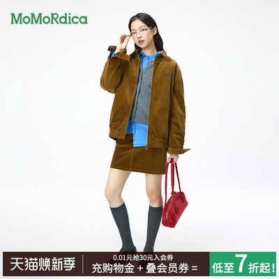 Momordica2025年冬季新款灯芯绒外套/工装夹克/牛仔裤