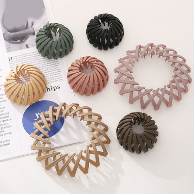 极速Korean Style Hair Claw Clips Horsetail Buckle HairZ Clip