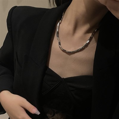 极速chain personlality fashion blogger neck chain frigid win