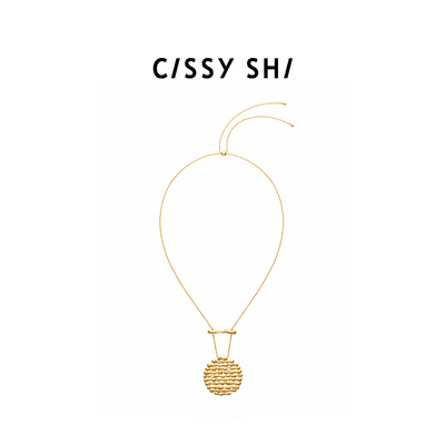 CISSY SHI温蒂妮的记忆系列相逢项链金色银色百搭新品长款小众女