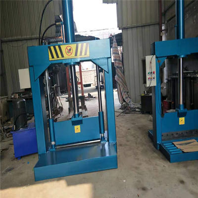 大块机头塑料液压铡刀 包装绷带立式剪料机 双缸切料机