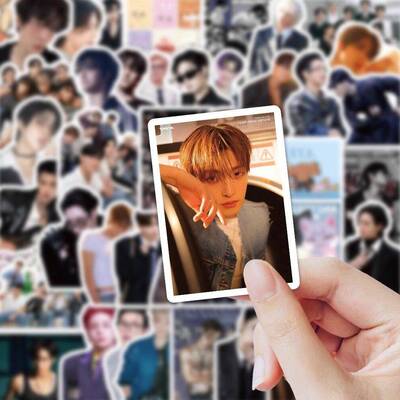 140张ATEEZ男团贴纸金弘中朴星化丁润浩装饰手机壳行李箱防水贴画