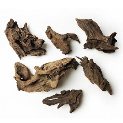 自然风化沉木枯木树根木雕杜鹃木插花微景观鱼缸造景木头摆件