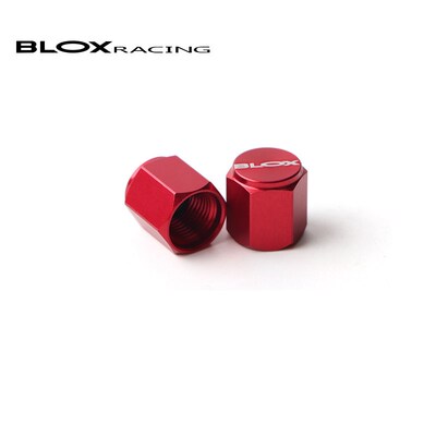 BLOX RACING改装汽车轻量化7075铝合金轮毂装饰锻造气门嘴帽通用