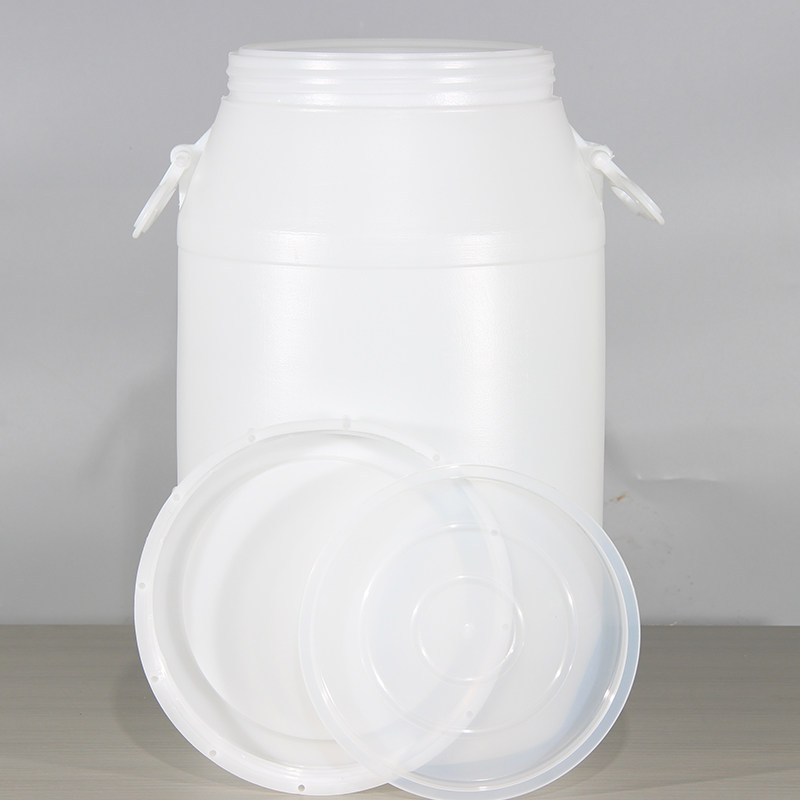 加厚食品级塑料桶30L带盖大容量储水桶蜂蜜桶30kg发酵密封圆形桶