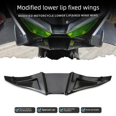 适用于675SR-R 摩托车定风翼鸟嘴下唇竞技进风翼导流罩摩托车配件