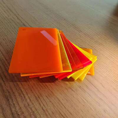 亚克力板彩色板黄色板台卡亚克力加工桌脚亚克力件PMM管厂家