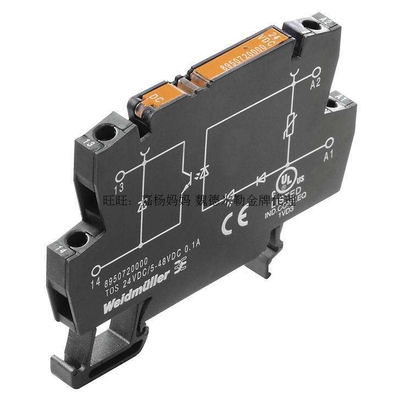 魏德米勒 TOS 12VDC/48VDC 0.5A 超薄固态继电器 8950910000
