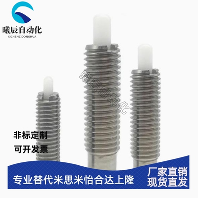 弹簧柱塞销钉ZAP08/PJXK3/4/5/6/8/10/12/16-1.5/2/3/5/10/15/20