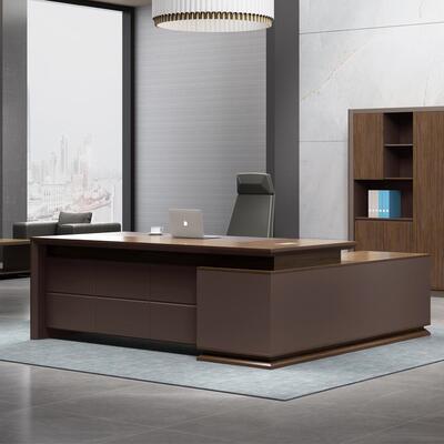 老板桌简约现代大班台总裁办公桌主管经理桌班台桌AD-22115/24115