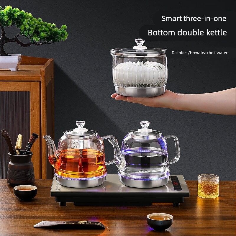 全自动上水电热烧水壶茶台一体机泡茶专用茶桌台嵌入式电茶炉器