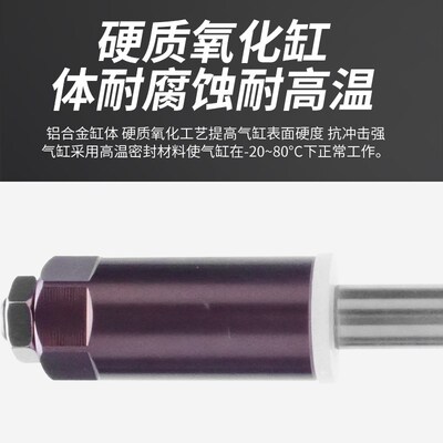 薄型带导杆可调行程三轴三杆气缸TCMJ12X16-2025/32*40-20-30-50