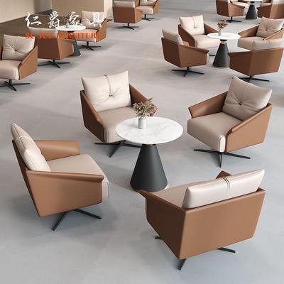 轻奢售楼处洽谈桌椅组合简约现代酒店大堂休闲会客区商务接待沙发