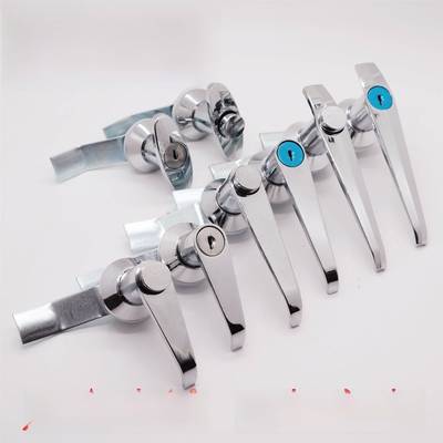 Ms301-3-4-5配电箱铝合金门锁锌合金电控柜电控柜钥匙把手锁箱303