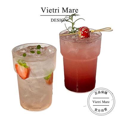 Vietri Mare玻璃杯简约美式耐热咖啡杯小众果汁杯水杯子丨怀尔德