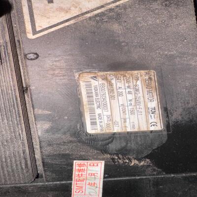安川伺服电机一台型号SGMG-75V6V-FJ11图片实【南风商行】