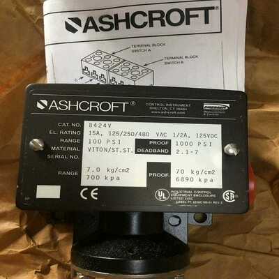 ASHCROFT 雅斯科压力开关 B424V 1000PSI~询价